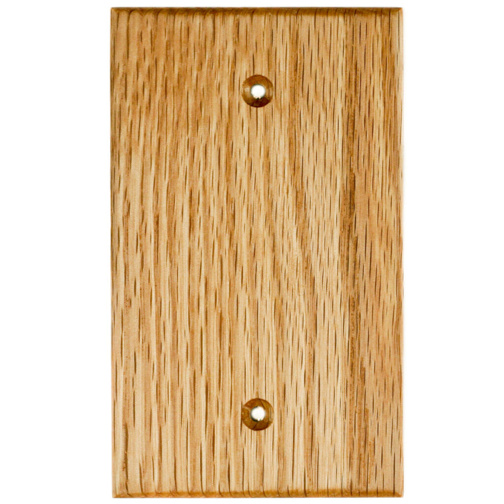 Maple Wood Wall Plate - 1 Gang Duplex Outlet Cover - Virgin Timber Lumber