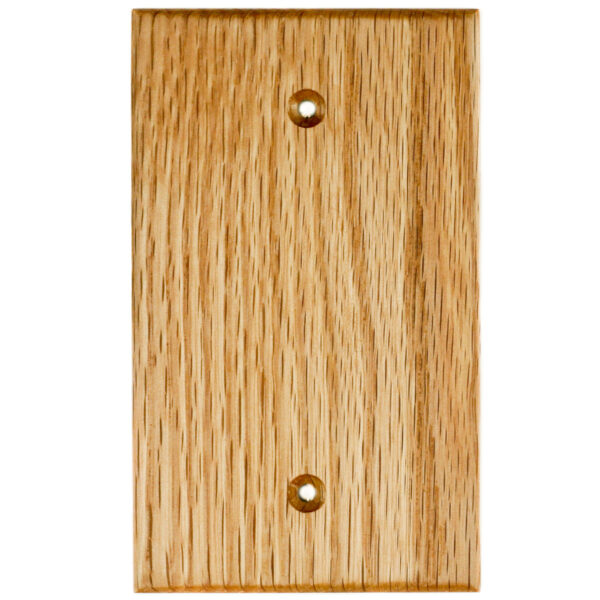 Maple Wood Wall Plate - 1 Gang Duplex Outlet Cover - Virgin Timber Lumber