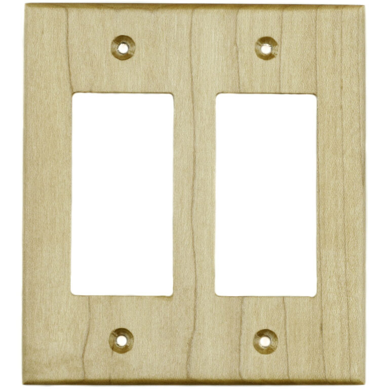 Premium Wood Outlet Covers and Wood Light Switch Covers