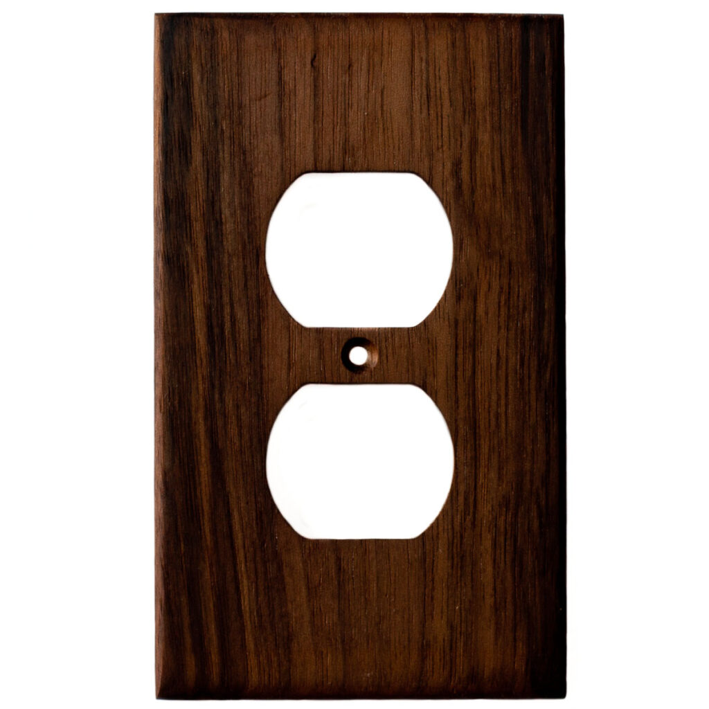 Premium Wood Outlet Covers and Wood Light Switch Covers
