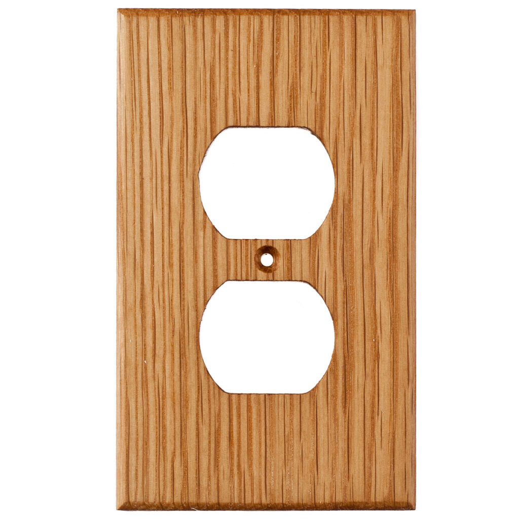 Premium Wood Outlet Covers and Wood Light Switch Covers