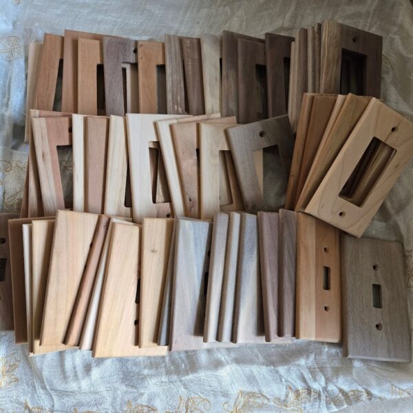 "Seconds" Wood Wall Plates with Minor Defects - Virgin Timber Lumber